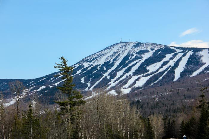 Sugarloaf Mountain & Kingfield on a Perfect Winter's Day in Maine